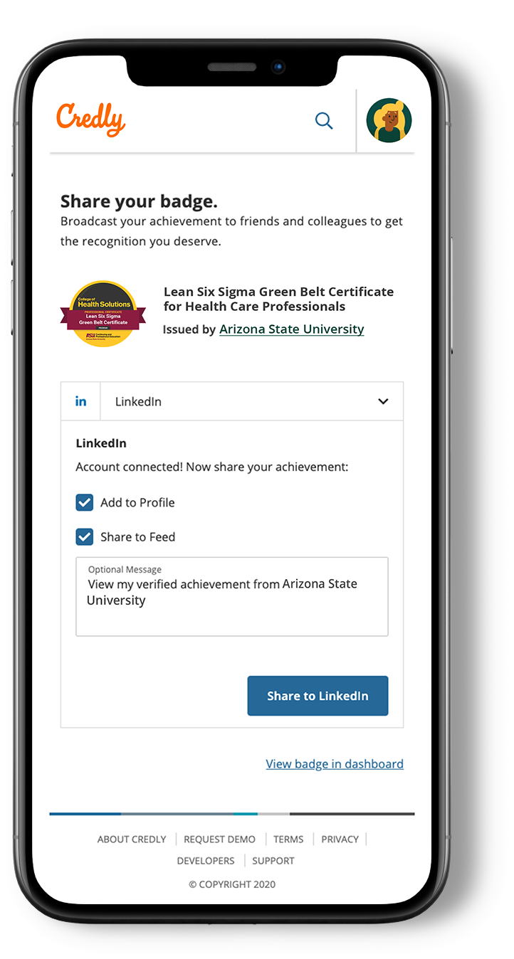 Credly Mobile Applications